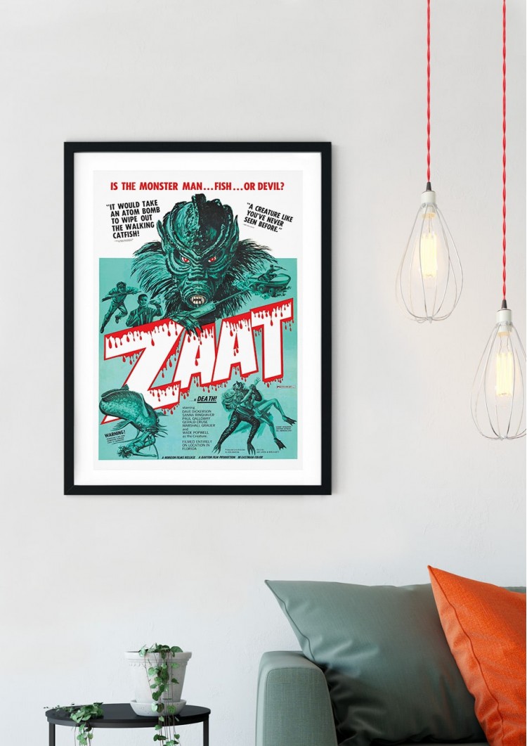 Zaat Retro Film Poster | Giclée Prints Wall Art & Prints from Vintiko