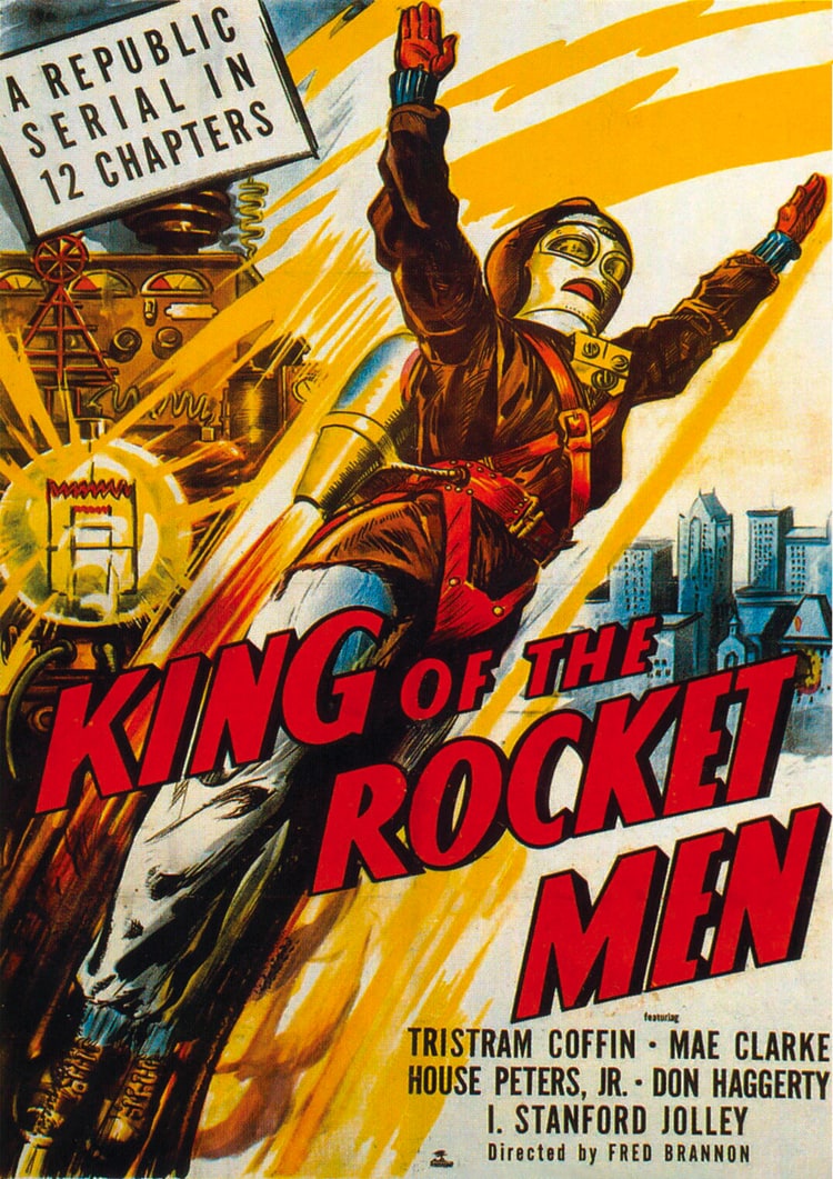 King Of The Rocket Man Retro Film Poster | Giclée Prints Wall Art ...